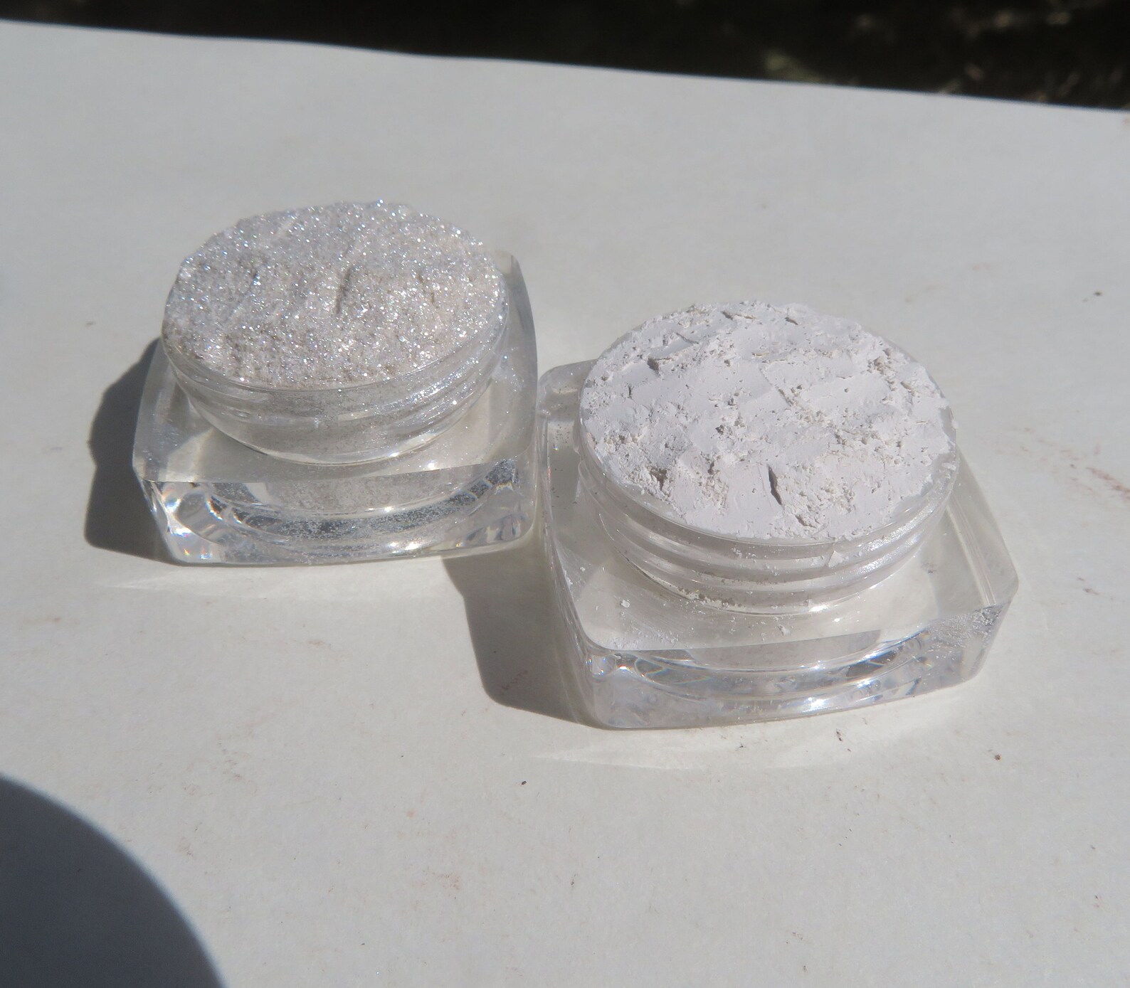 White Sparkle & Matte White Mineral Eyeshadow Set Heavy - Etsy