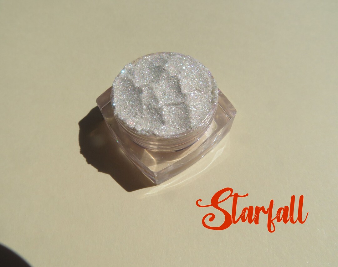 Starfall White Shimmer Loose Eye Glitter: Vegan Mineral Eyeshadow - Etsy