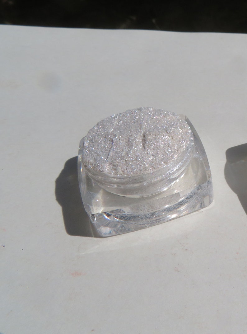 White Sparkle & Matte White Mineral Eyeshadow Set Heavy - Etsy