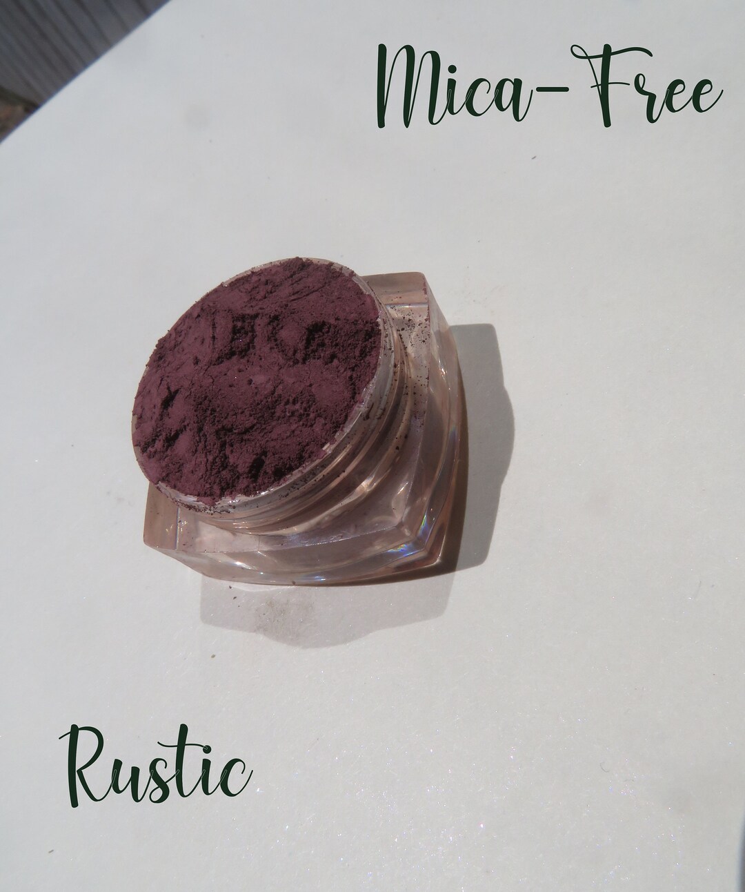 RUSTIC - Mica-free Dark Red Matte Loose Powder Mineral Eye Shadow ...