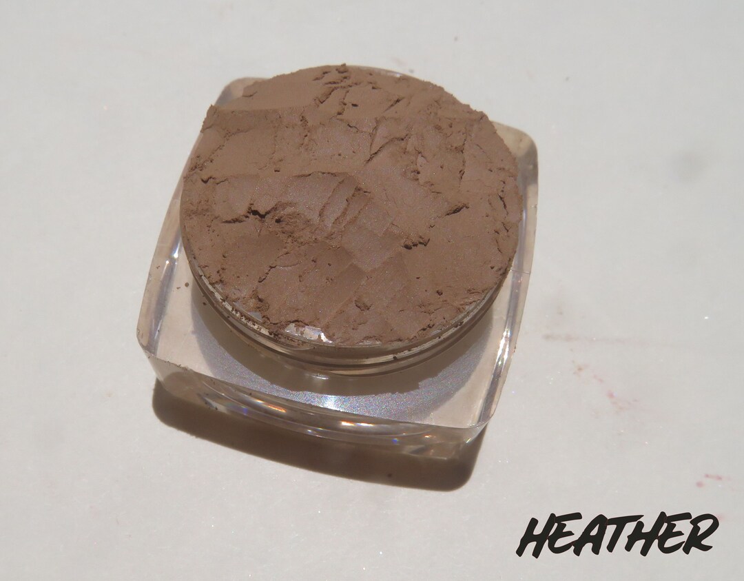 Heather - Matte Brown Mineral Eyeshadow: Vegan Eco-friendly Makeup - Etsy