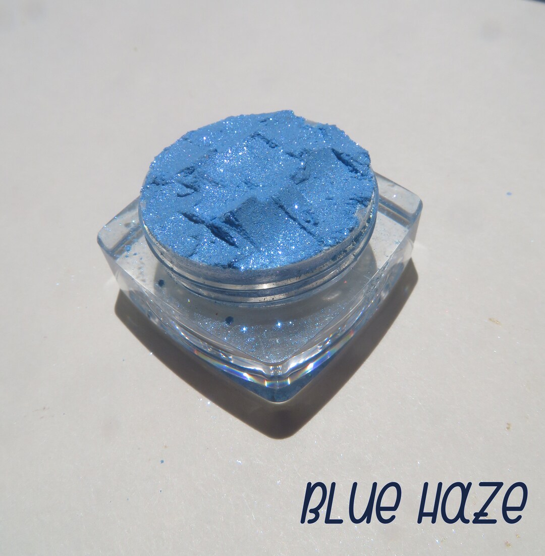 Blue Haze - Shimmer Mineral Eyeshadow: Bright Sky Blue Loose Pigment - Etsy