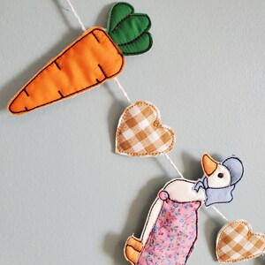 Peter Rabbit Banner, Peter Rabbit, Duck, Mouse Nursery Bunting, B222 - Etsy