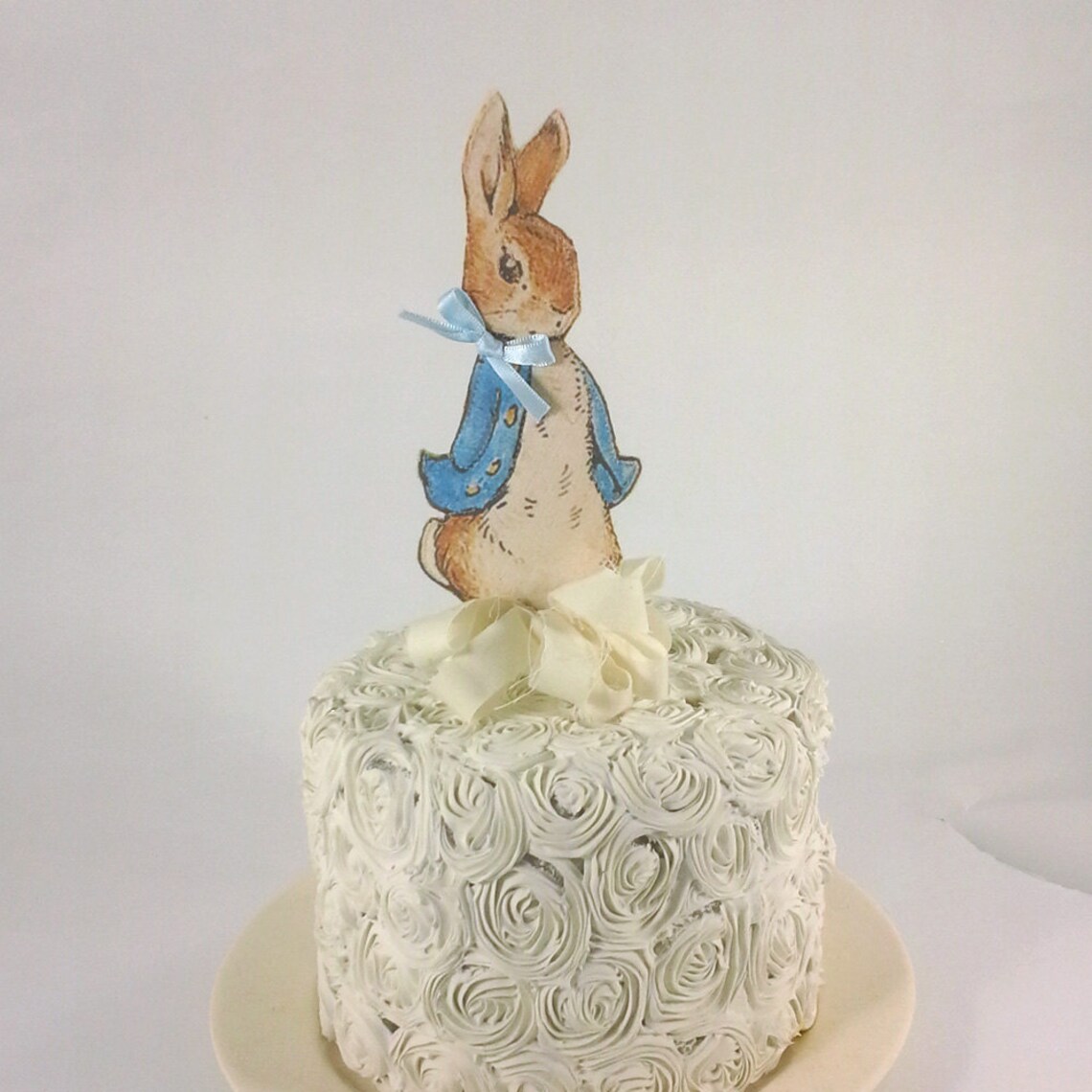 Shabby Chic Peter Rabbit Cake Topper Fabric Peter Rabbit - Etsy