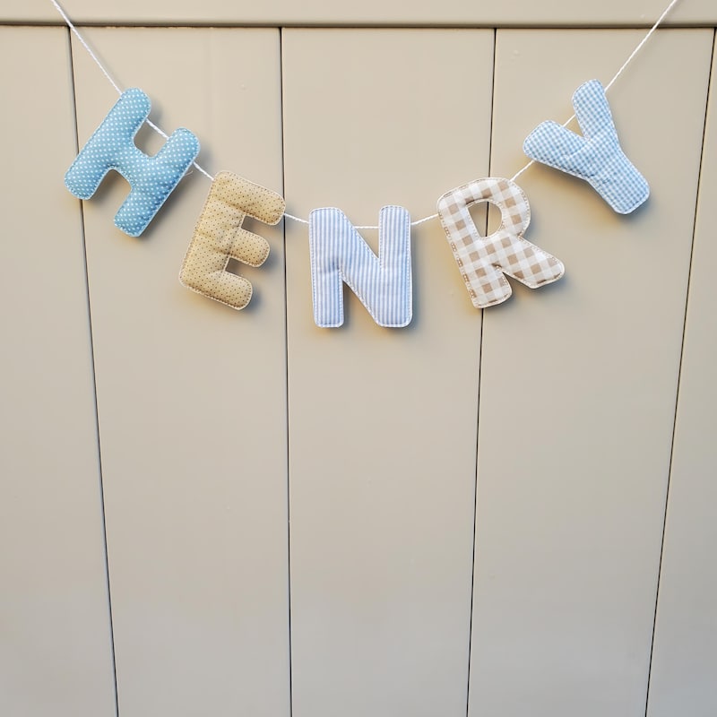 Letter Bunting - Etsy