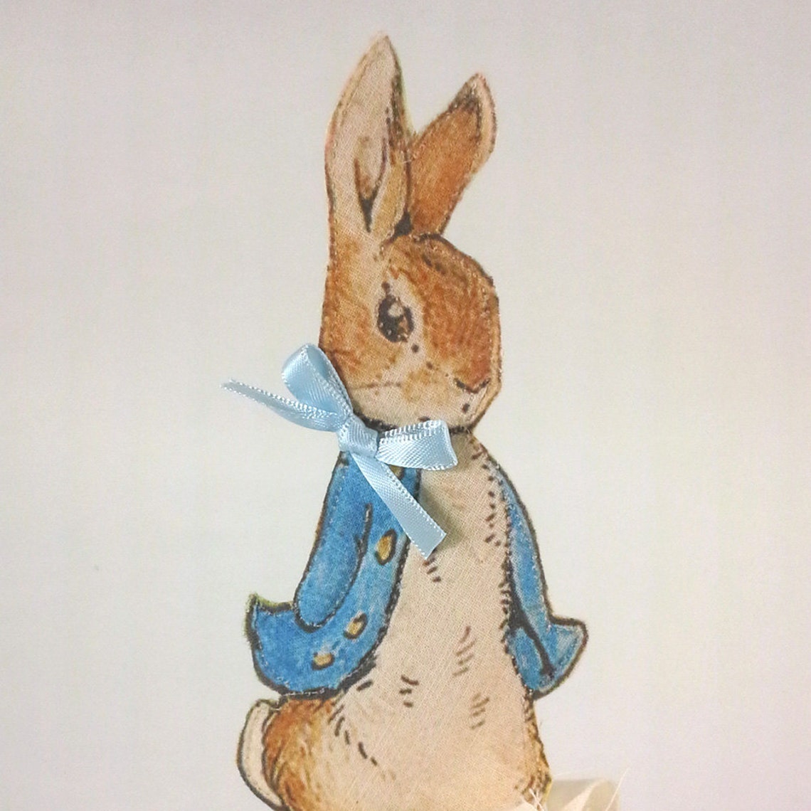 Shabby Chic Peter Rabbit Cake Topper Fabric Peter Rabbit - Etsy