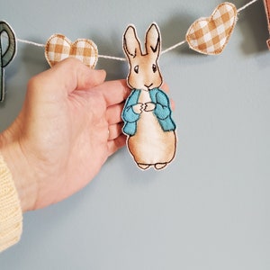 Peter Rabbit Banner, Peter Rabbit, Duck, Mouse Nursery Bunting, B222 - Etsy