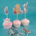 Pooh Cupcake Toppers, Classic Pooh Birthday, Shower Toppers I051 ...