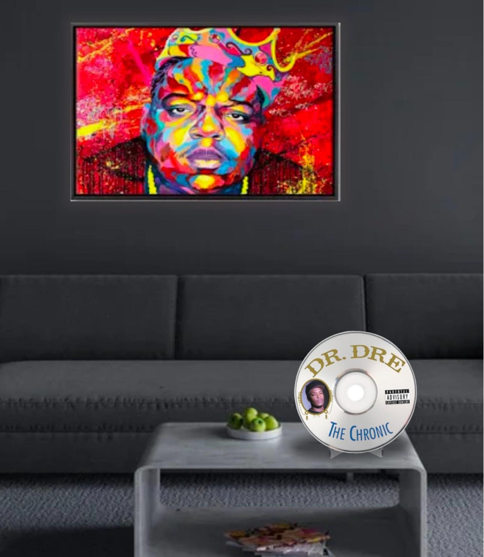 2PAC BW 12” Mirror CD Art - Etsy