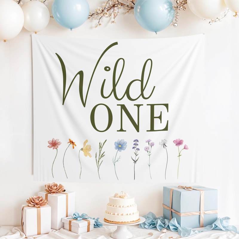 Wild One Banner - Etsy