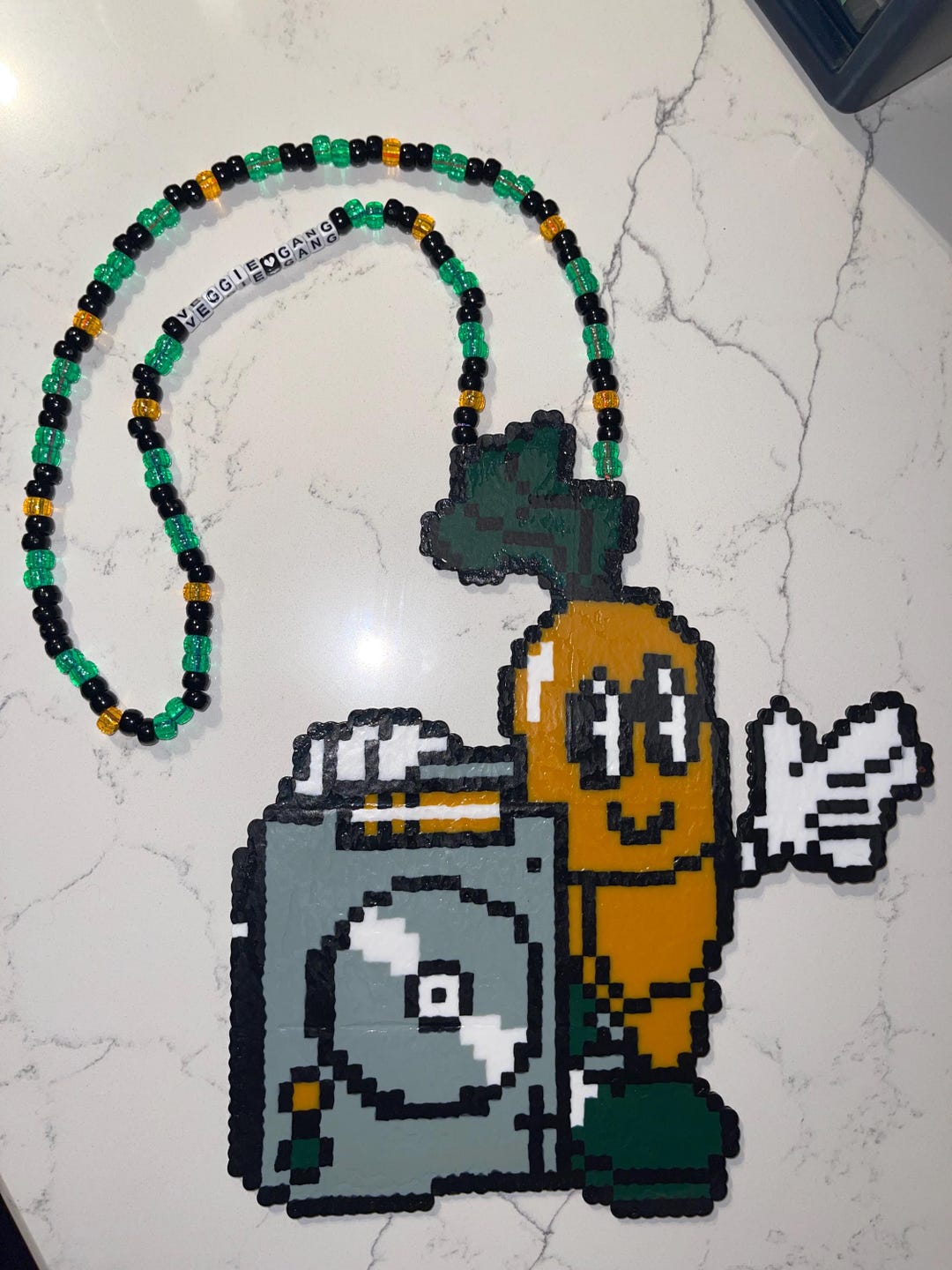 Infekt (veggie Gang) Perler Necklace - Etsy