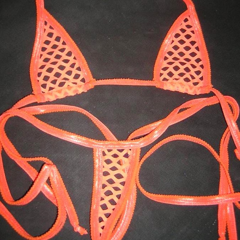 Sheer Mesh Micro Bikini - Etsy