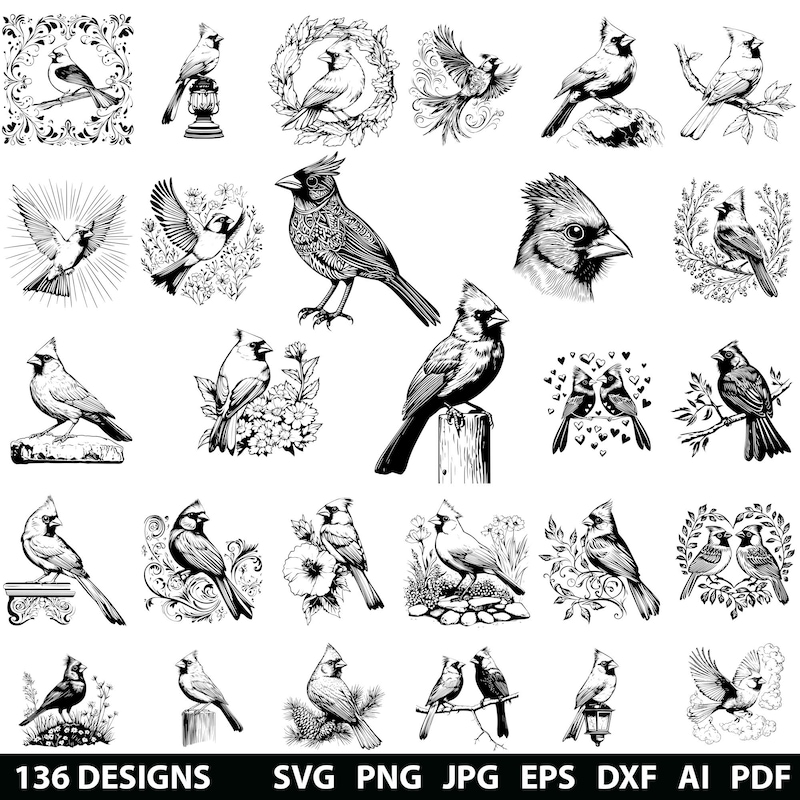 Stl File for Cardinal - Etsy