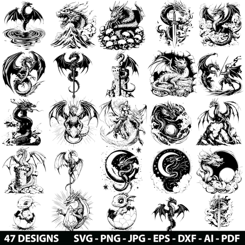 Legendary Creature Svg - Etsy