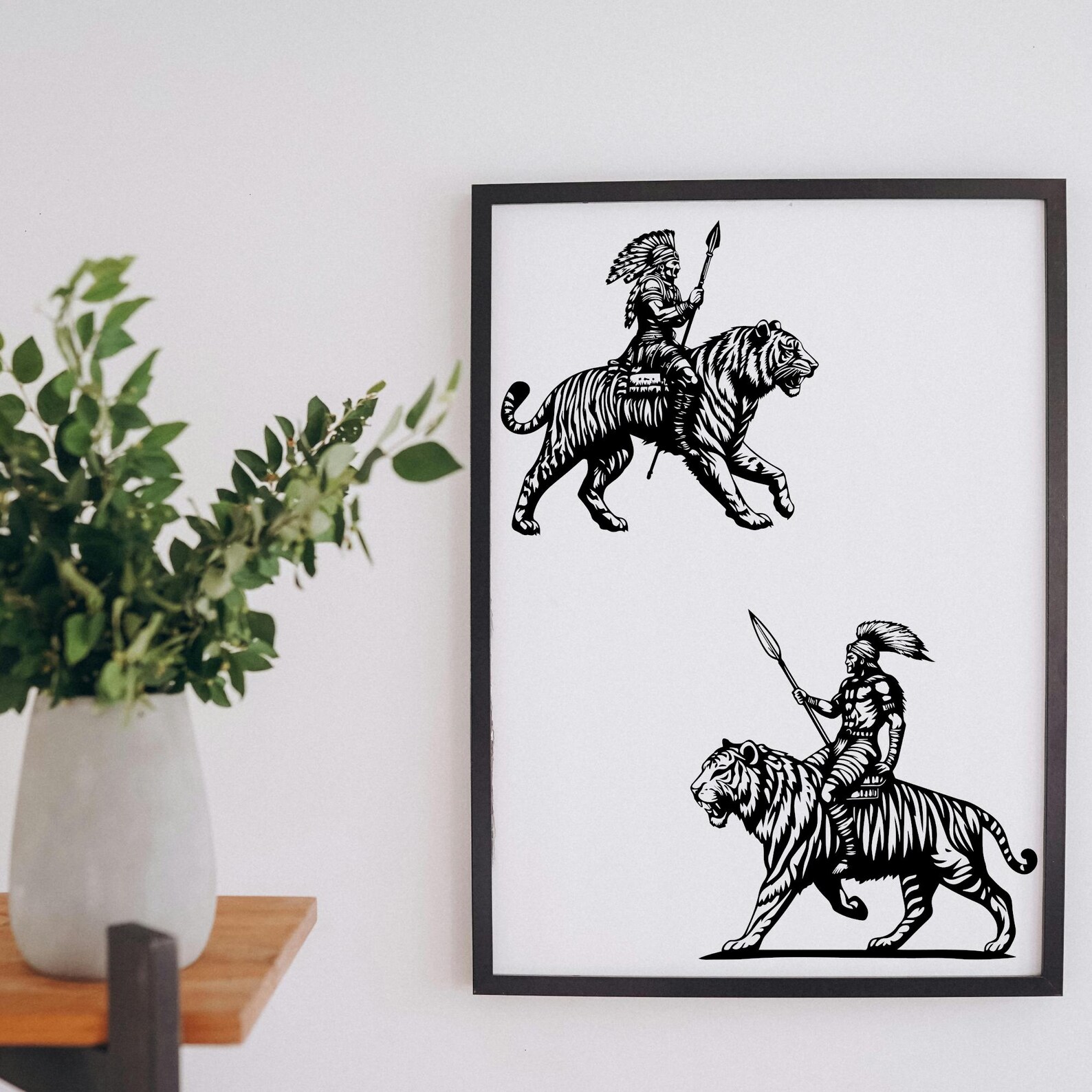 17 Tigers Bengal Roar Laser File Svg, Dxf, Eps, Ai, Pdf, Jpg, Png ...