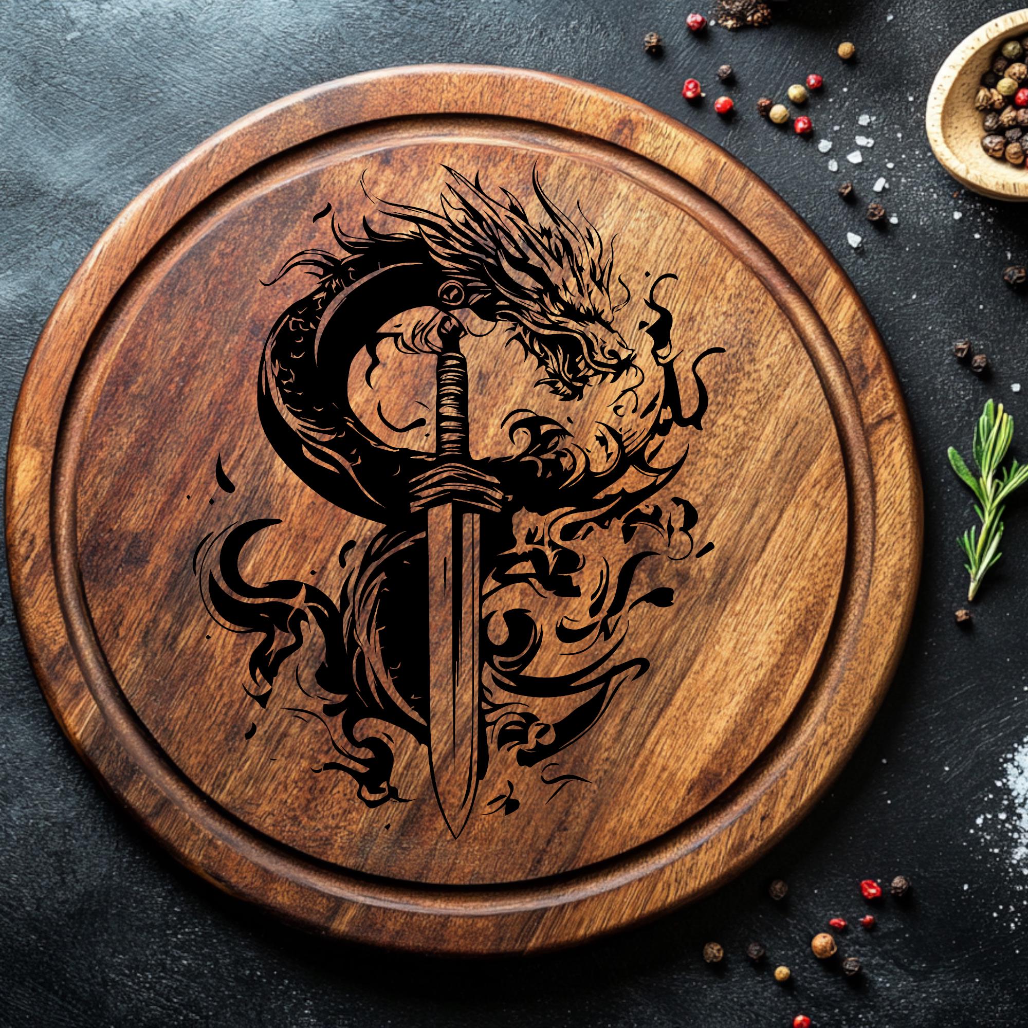 47 Dragons Dungeons Legend Beast Draco Myth Laser Svg, Dxf, Eps, Ai ...