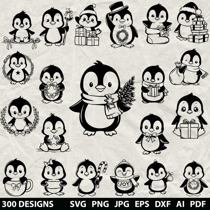 Penguin Ai Images - Etsy