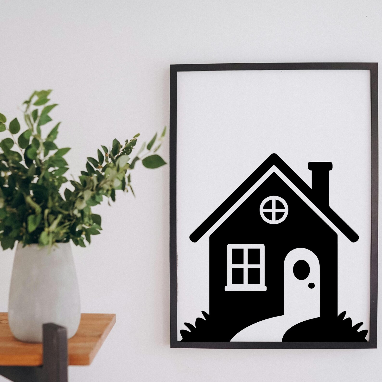 120 Cute Black House Svg, Dxf, Eps, Ai, Pdf, Jpg, Png Grayscale Burn ...