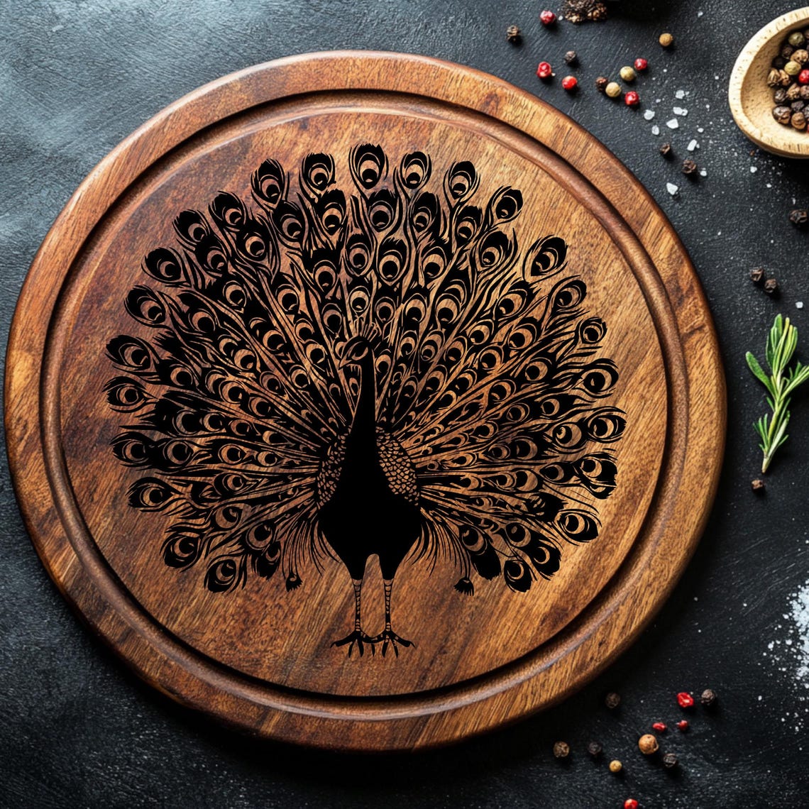 46 Peacock Bundle Svg, Dxf, Eps, Ai, Pdf, Jpg, Png Bird Grayscale Burn ...
