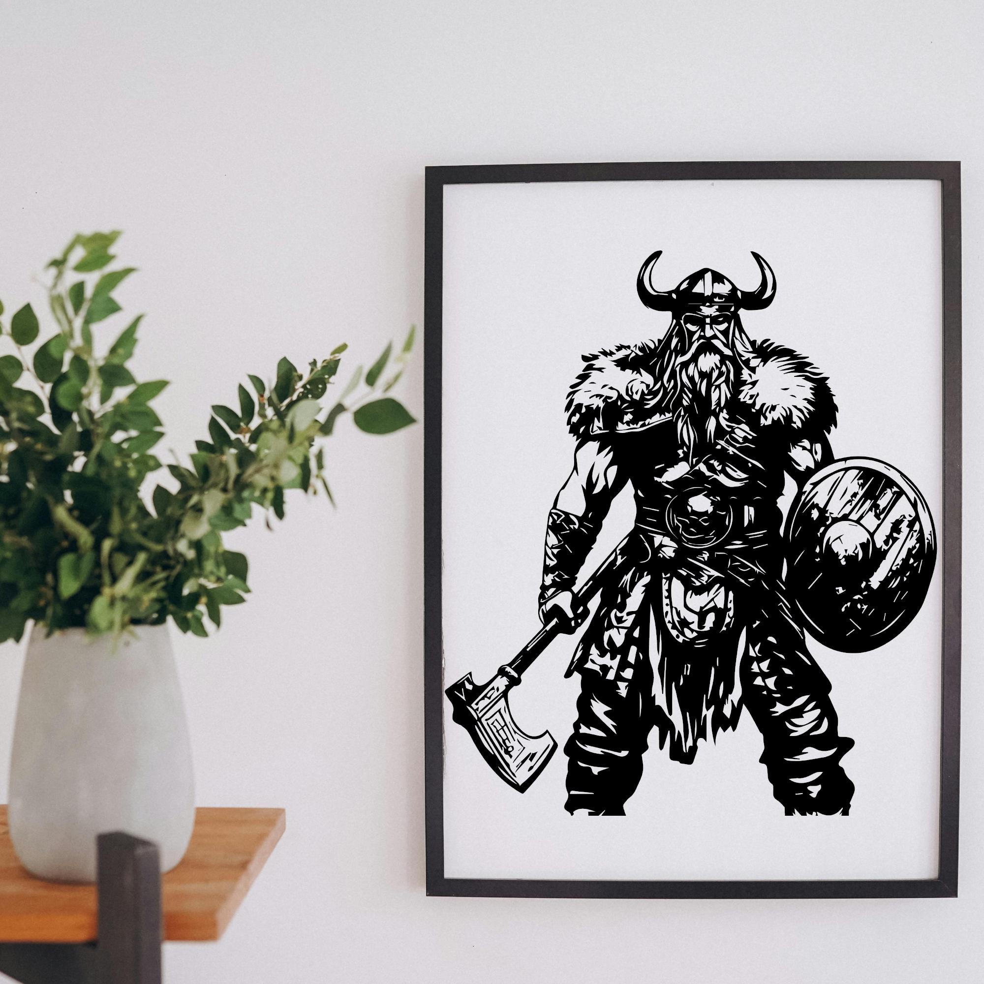 10 Vikings Norse Valhalla Helmet Medieval Warrior Laser Svg, Dxf, Eps ...