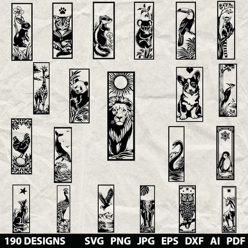 Custom Animal Bookmarks - Etsy