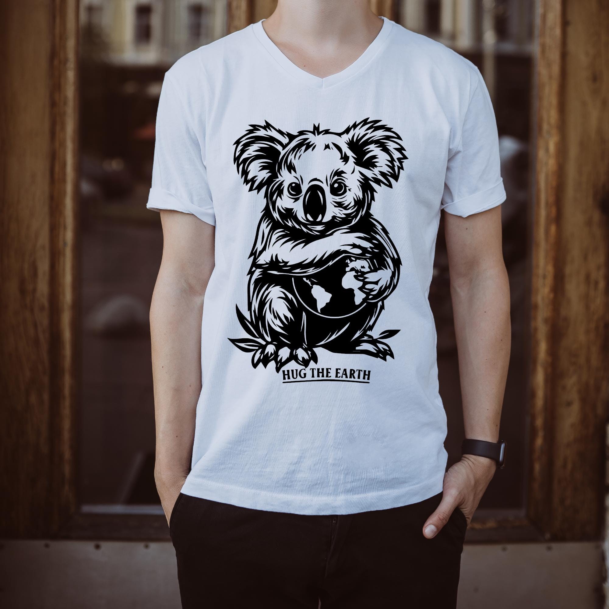 150 Koala Bundle Svg, Dxf, Eps, Ai, Pdf, Jpg, Png Koala Bear Grayscale ...