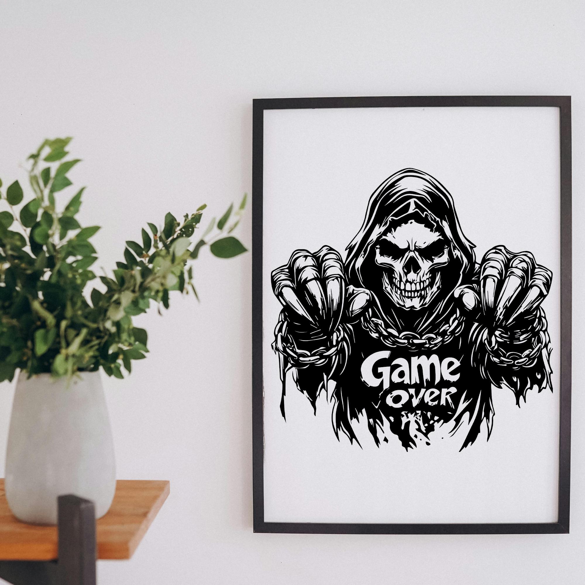 40 Grimm Reaper Sceleton Laser Svg, Dxf, Eps, Ai, Pdf, Jpg, Png ...