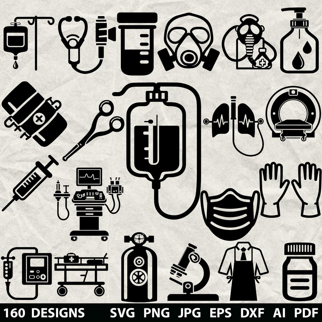 160+ Medicine Equipment Laser Cut Svg, Dxf, Eps, Ai, Pdf, Jpg, Png ...