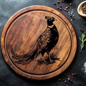 170+ Pheasant Svg, Dxf, Eps, Ai, Pdf, Jpg, Png Bird Grayscale Burn ...