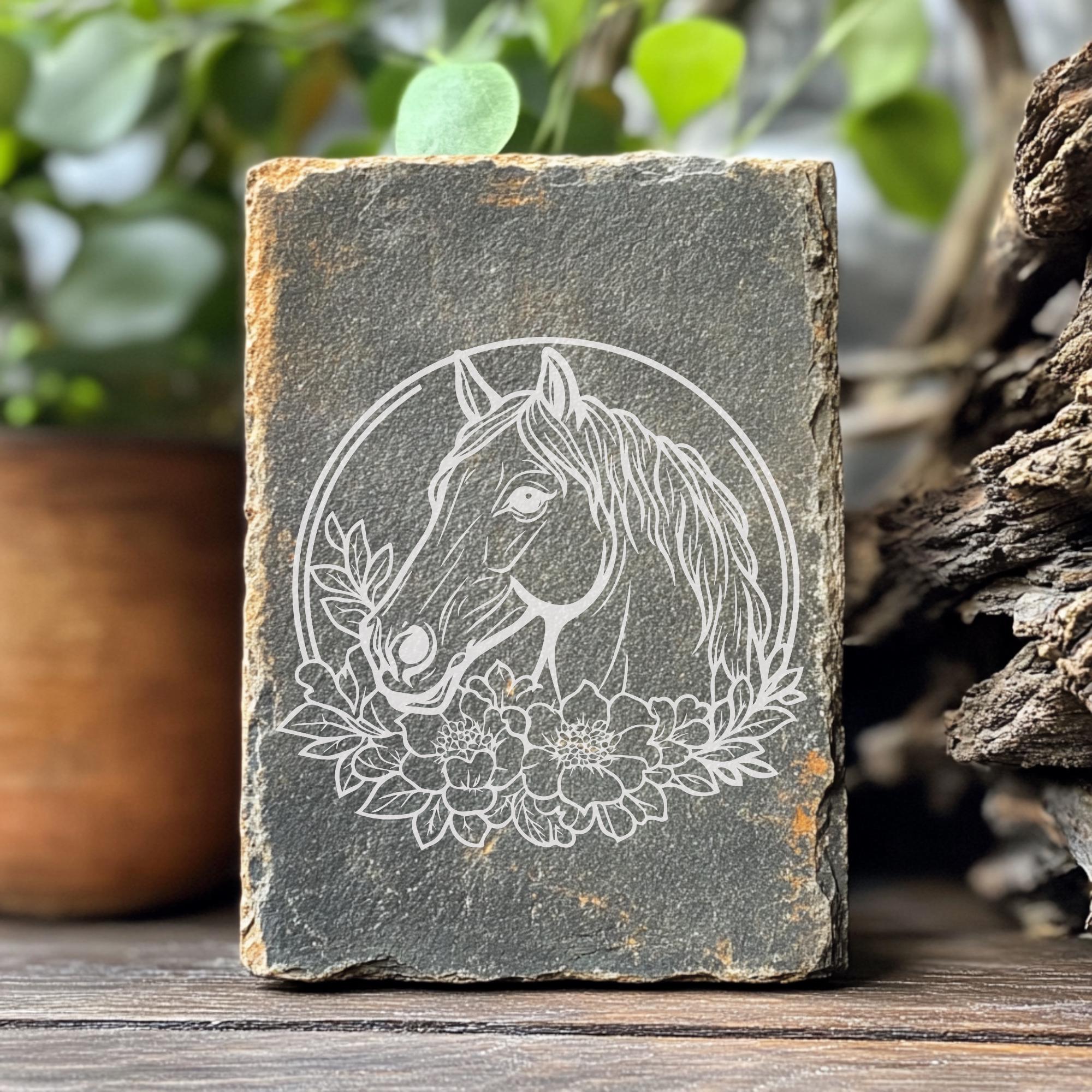 55 Horses Laser Svg, Dxf, Eps, Ai, Pdf, Jpg, Png Grayscale Burn Wild ...