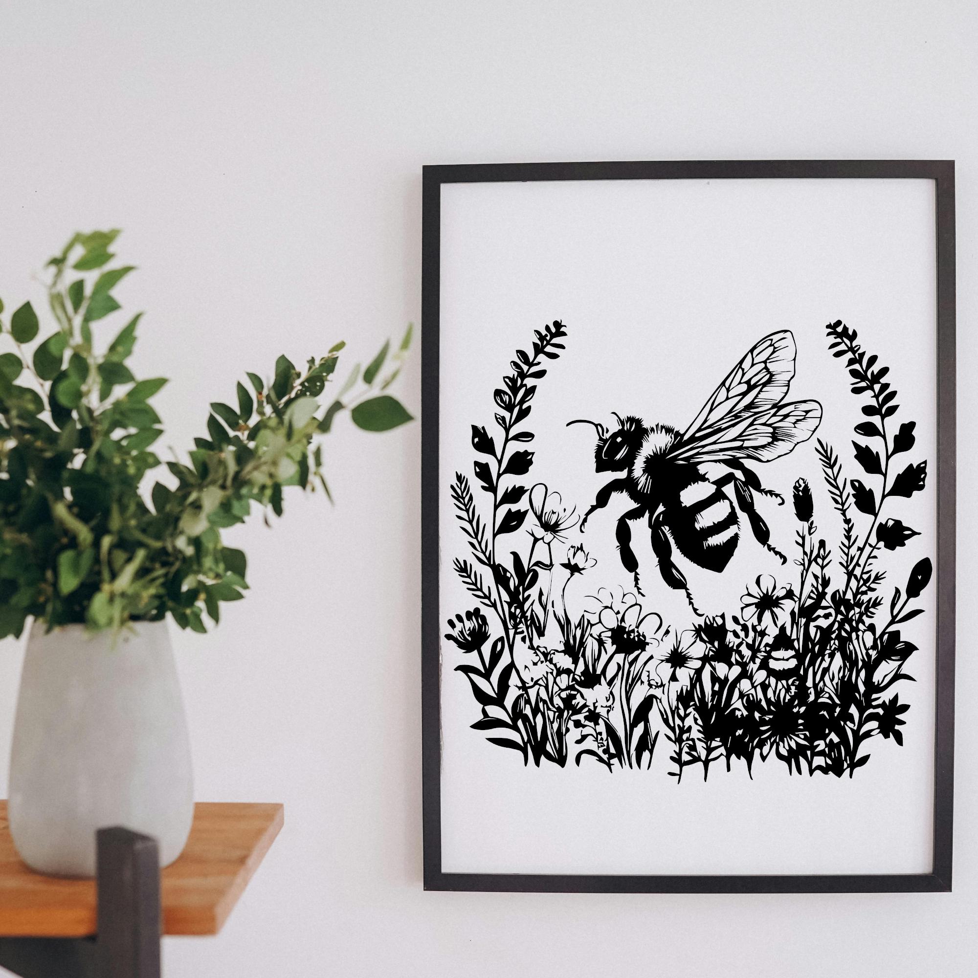 34 Bee Bundle Laser Bumble Bee Svg, Dxf, Eps, Ai, Pdf, Jpg, Png ...