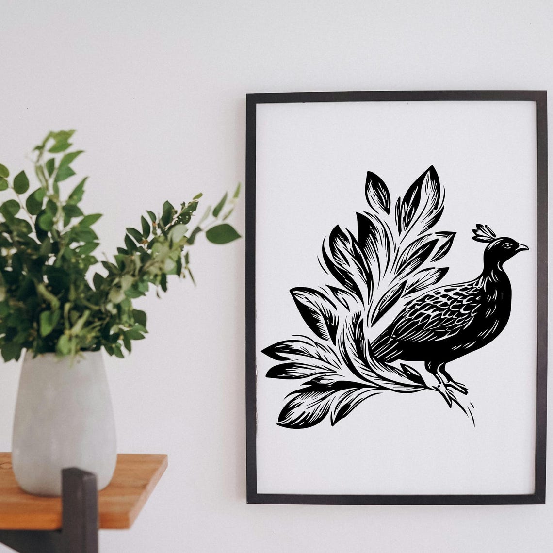 170+ Pheasant Svg, Dxf, Eps, Ai, Pdf, Jpg, Png Bird Grayscale Burn ...