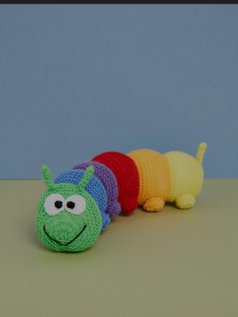 Caterpillar Knitting Pattern - Etsy