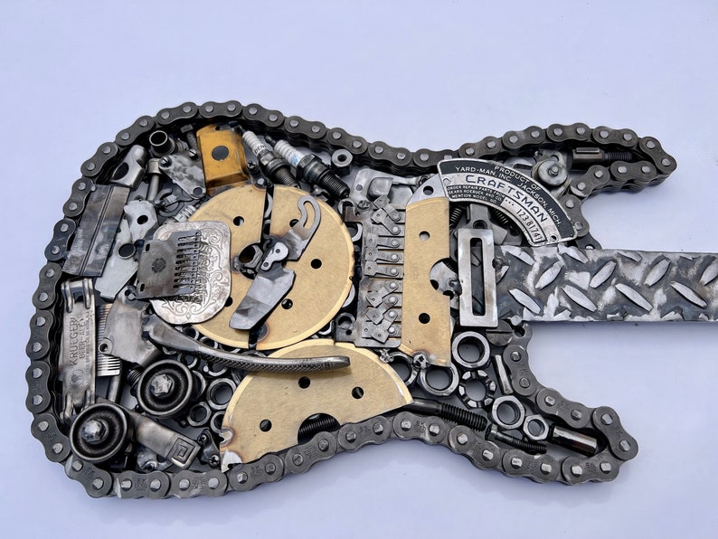 Scrap Metal Guitar - Etsy