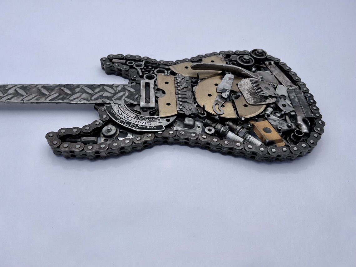 Scrap Metal Guitar - Etsy