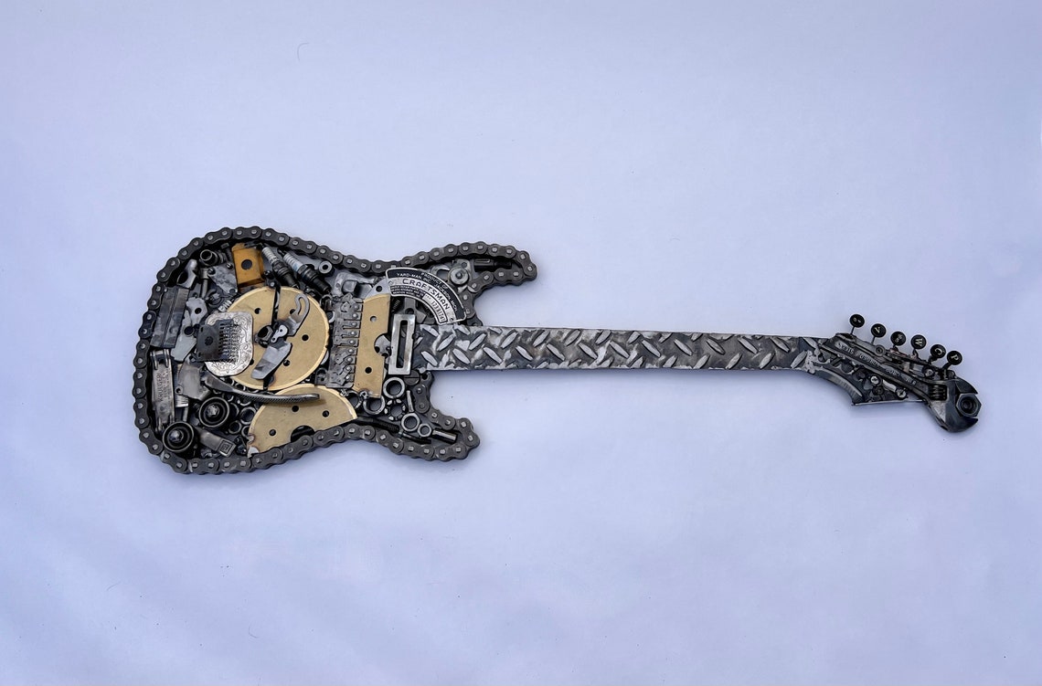 Scrap Metal Guitar - Etsy