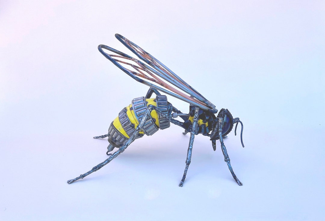 Scrap Metal Wasp - Etsy
