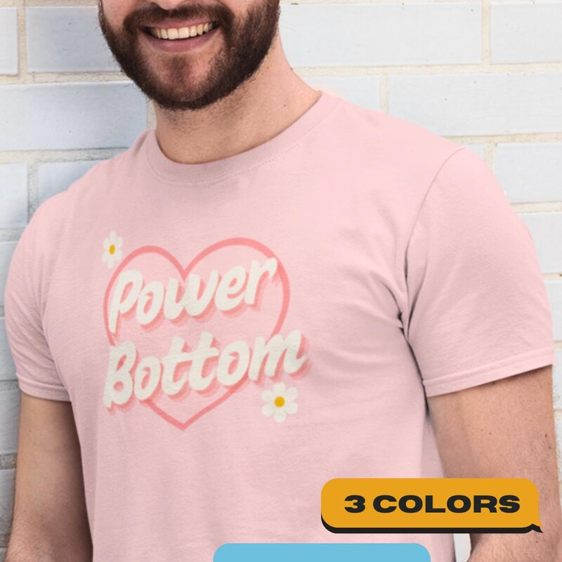 Power Bottom T Shirt - Etsy
