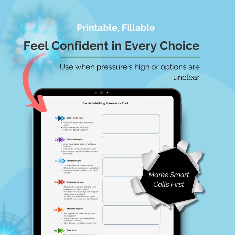Decision-making Framework | Clarify Options, Risks and Authority ...