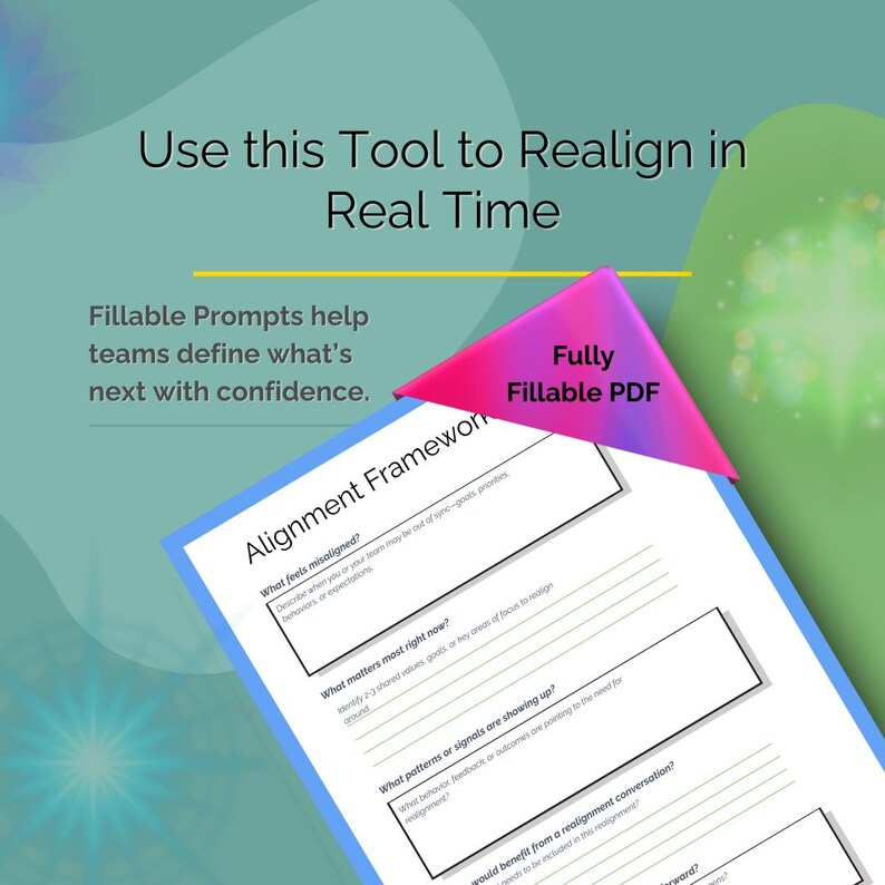Team Alignment Map for Managers | Realign Goals & Refocus Your Team ...