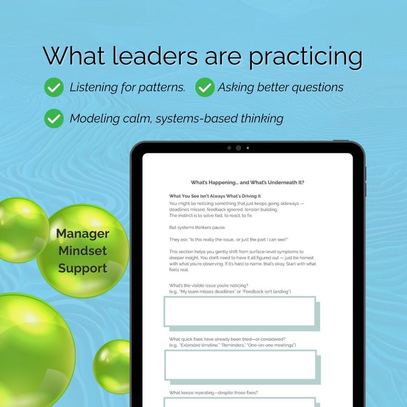 Systems Thinking Leaders — Solve Root‑cause Team Problems (printable ...