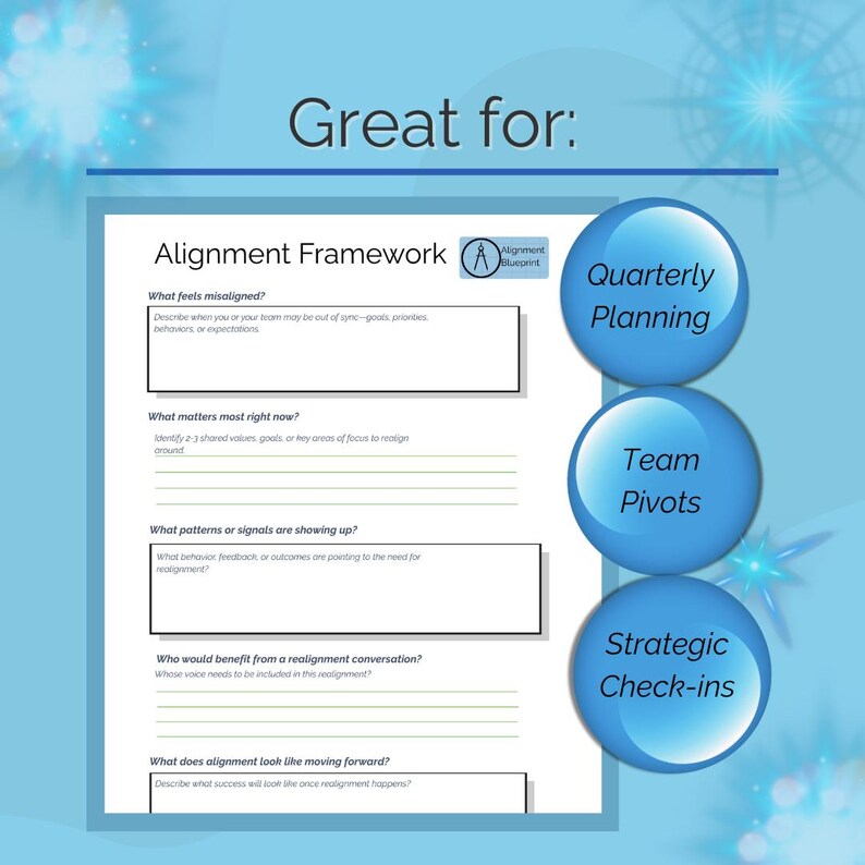 Team Alignment Map for Managers | Realign Goals & Refocus Your Team ...