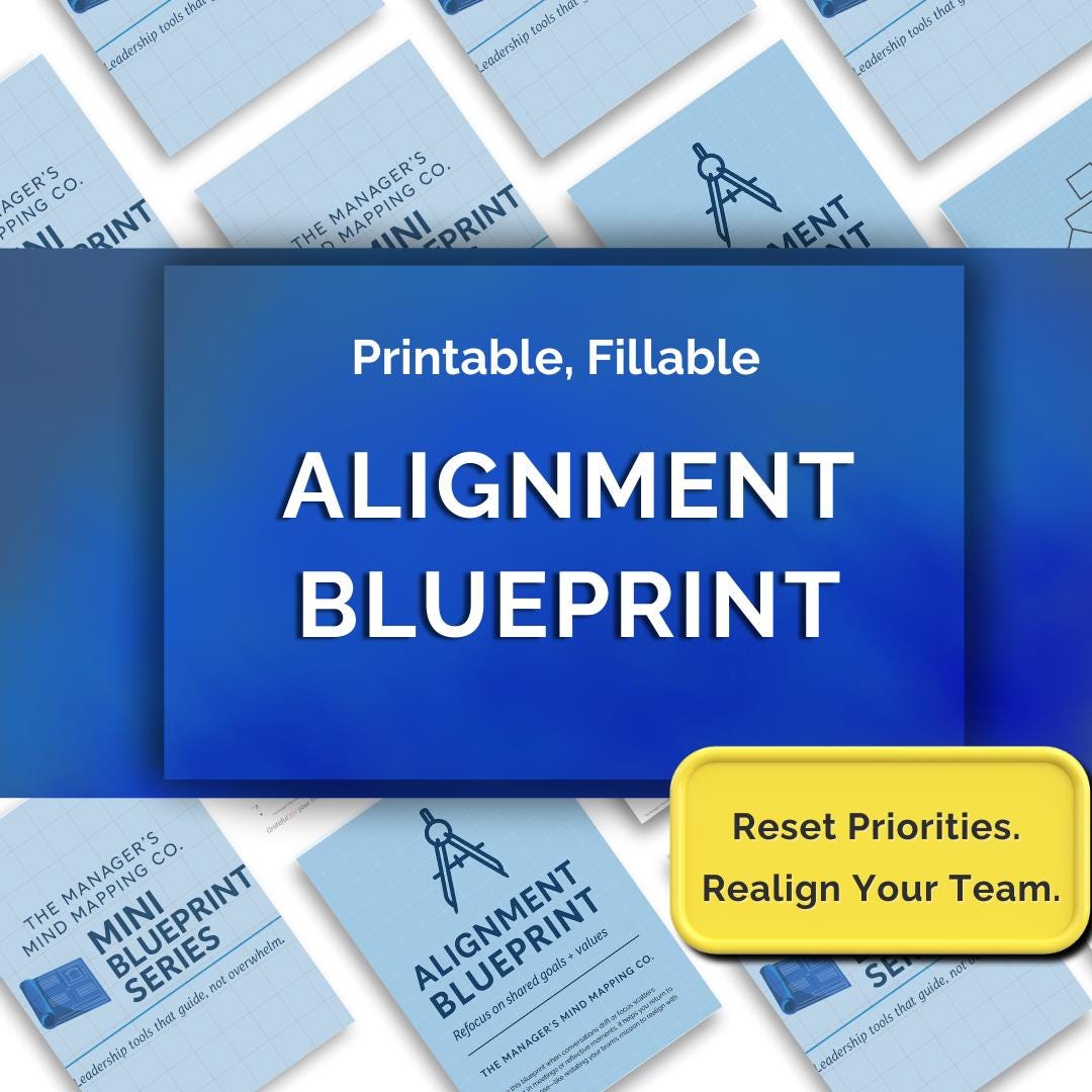 Team Reset & Alignment Blueprint, Printable Strategy and Values ...