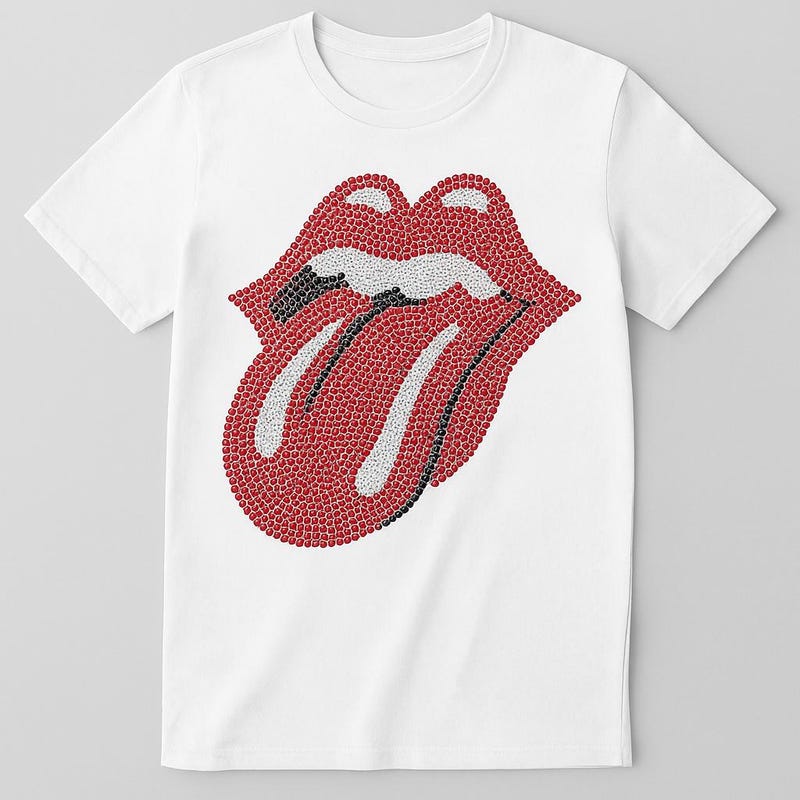 Rhinestone Lips - Etsy