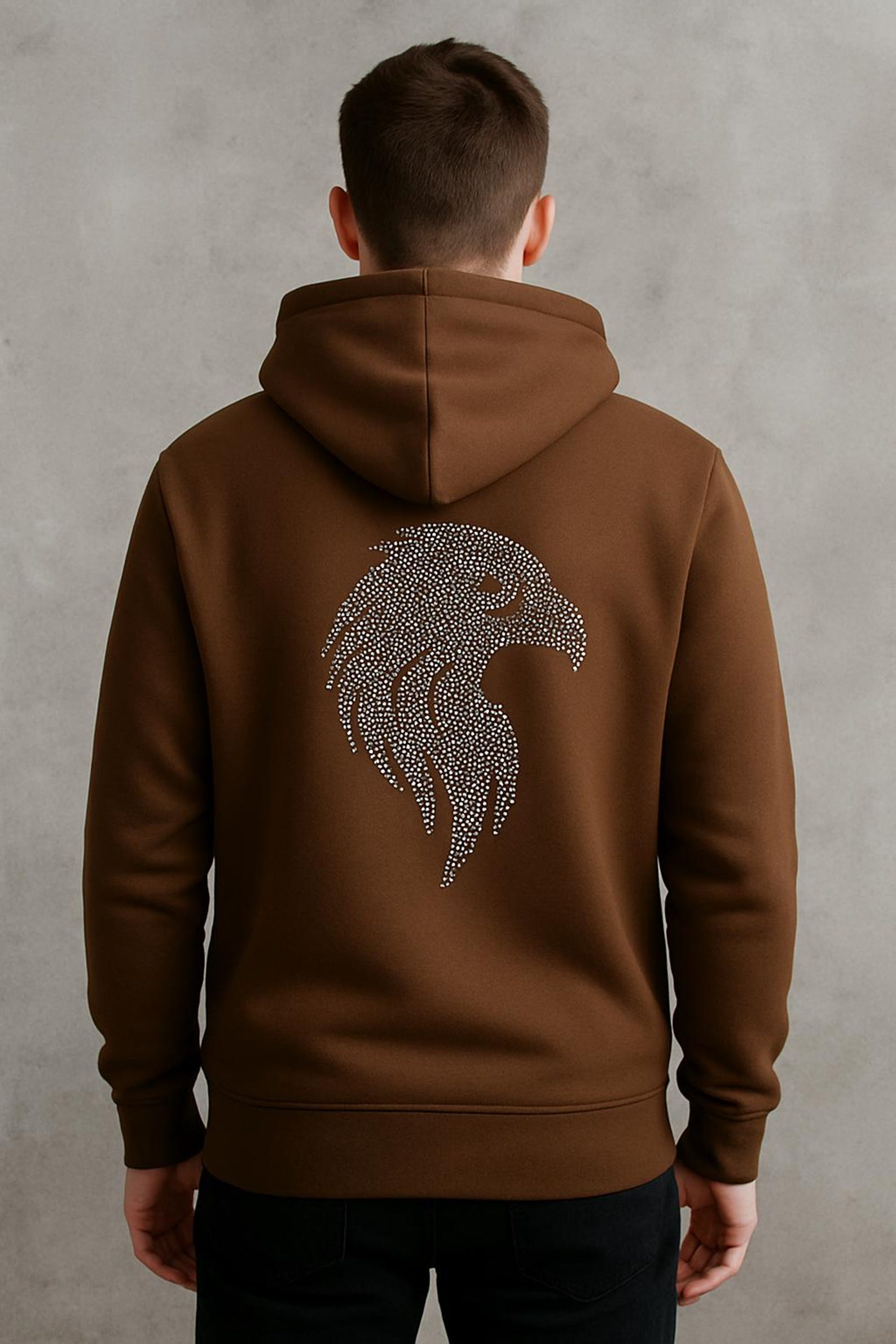 Eagle Rhinestone Template | SS8 | A4 Size | 1820 Stones | PNG, PDF ...