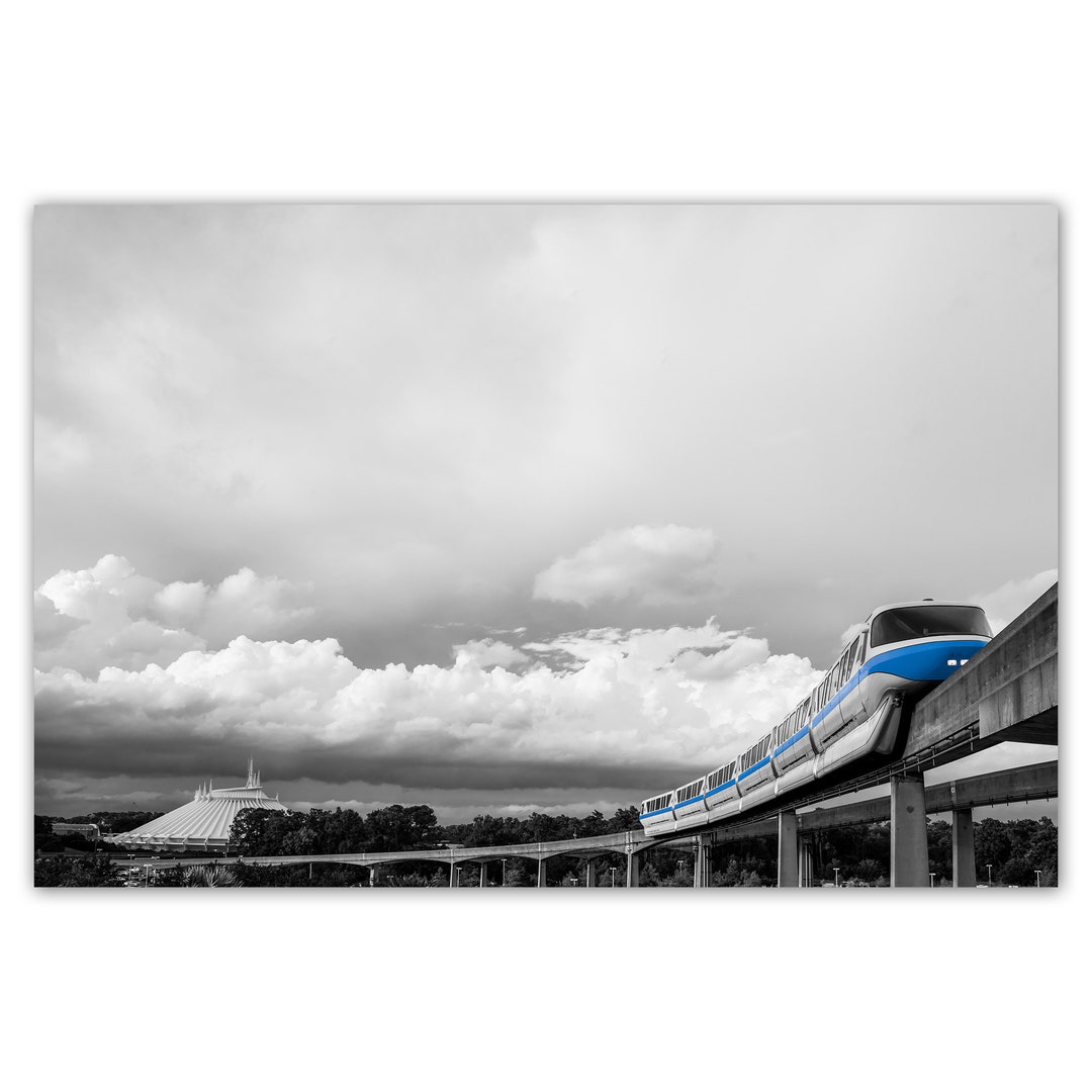 Disney Photo Monorail Blue Disneyworld Pictures Disney - Etsy