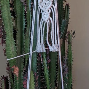 Smiley Face Pot Head Plant Holder | Handmade Macrame | Macrame Hanger ...