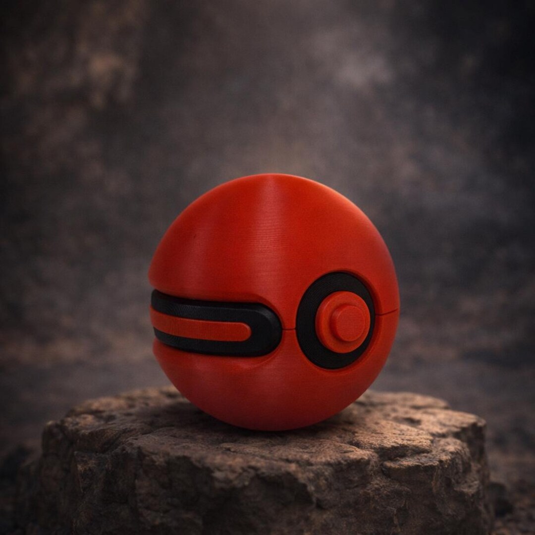 3D Printed Pokémon Pokéball Character-themed Collectible Cherishball by ...