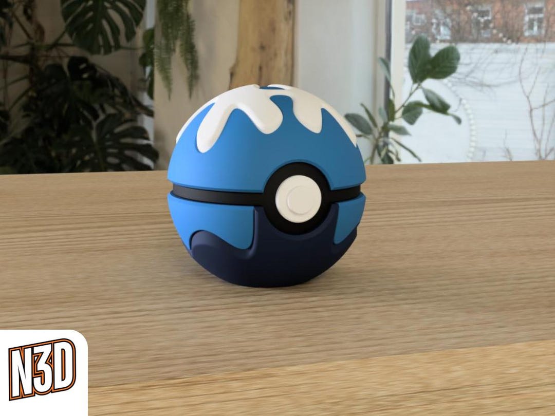 3D Printed Pokémon Pokéball Character-themed Collectible POKEBALLS SET ...