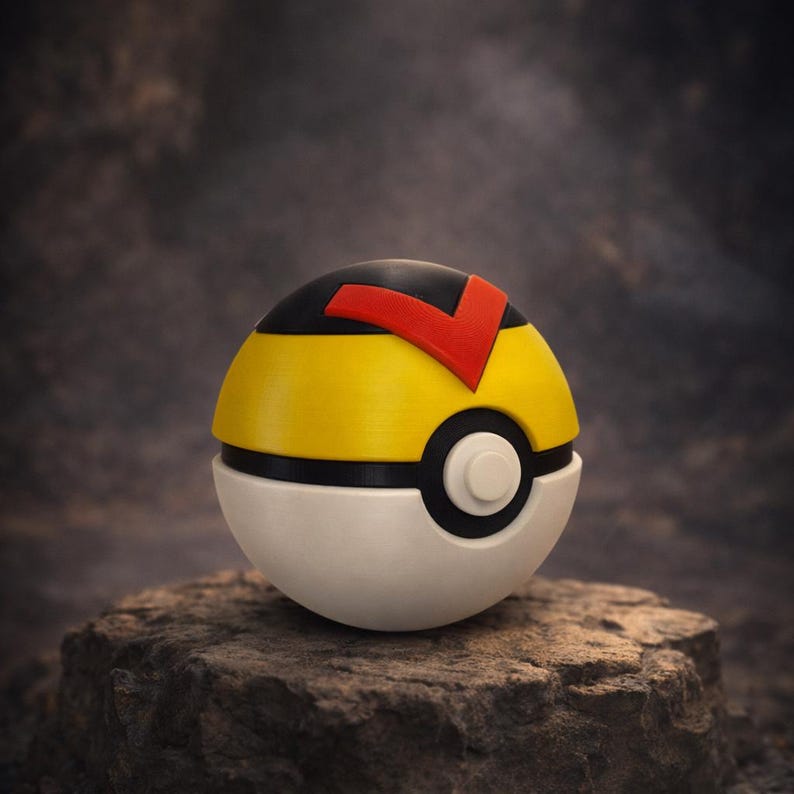 3D Printed Pokémon Pokéball Character-themed Collectible Levelball by ...